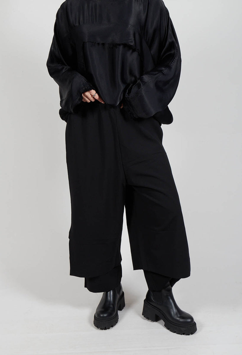 Lin Manera Trouser in Black – Olivia May