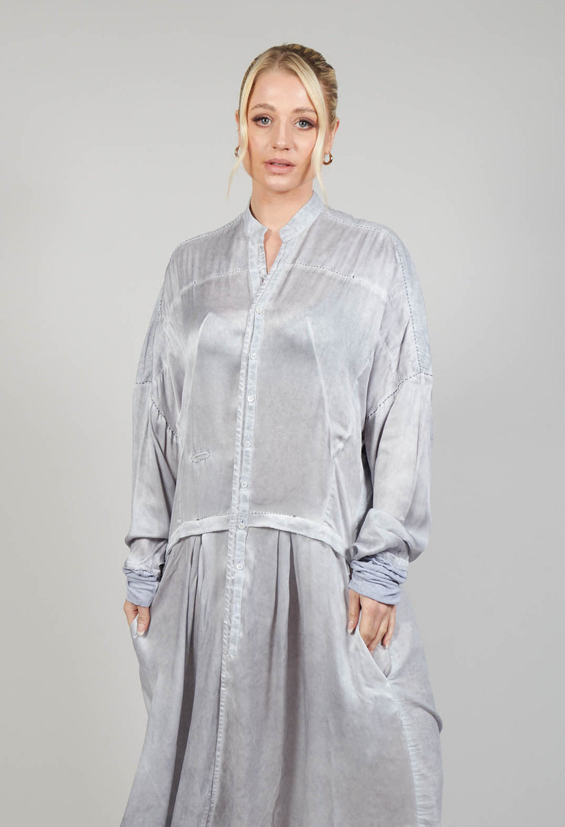 Stitch Smock Dress in Original Grey – Olivia May