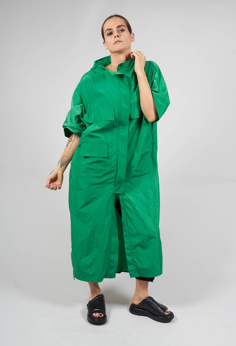 Kama Trench in Bright Green – Olivia May