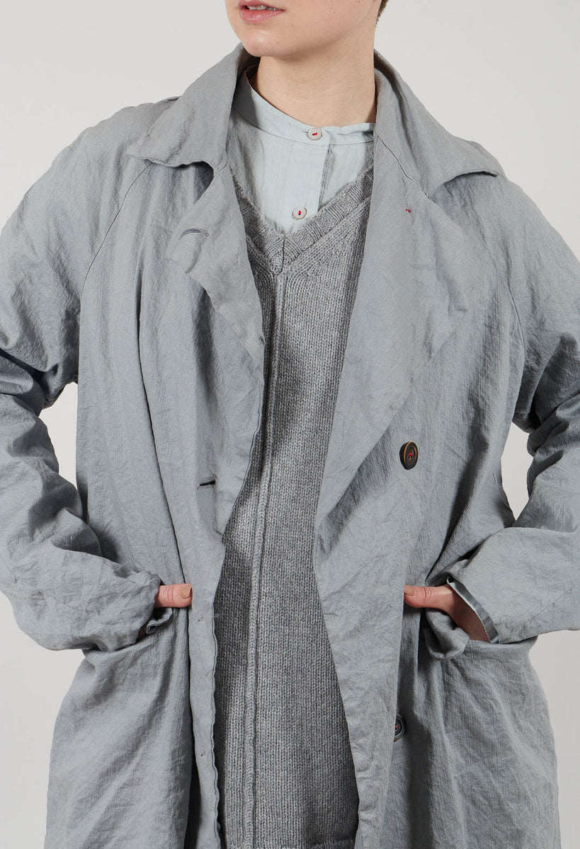 Mallory Coat in Dove – Olivia May