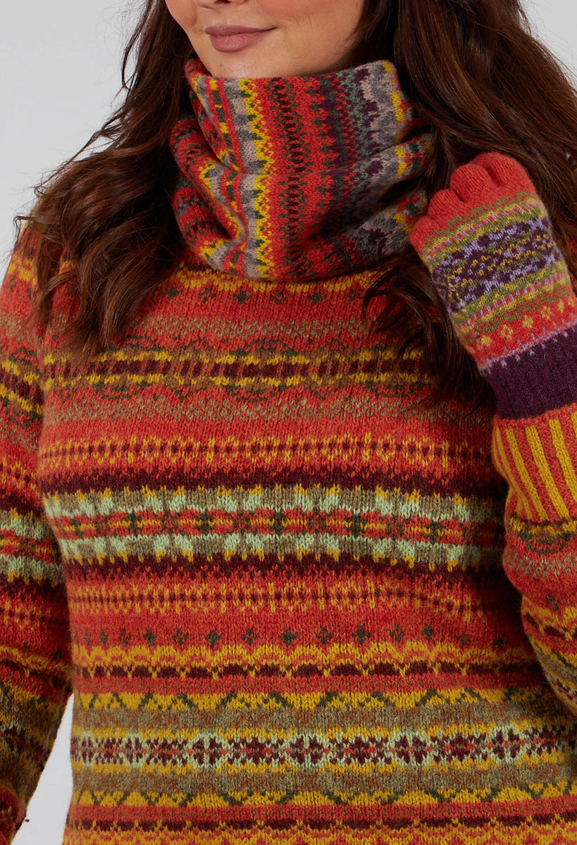 Eribe Stobo Snood in Harissa | Olivia May