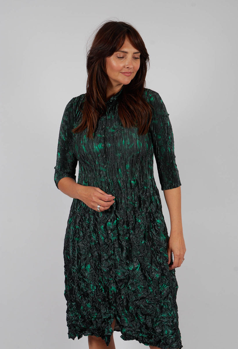 Alquema Nehru Coat Dress in Middle Earth | Olivia May