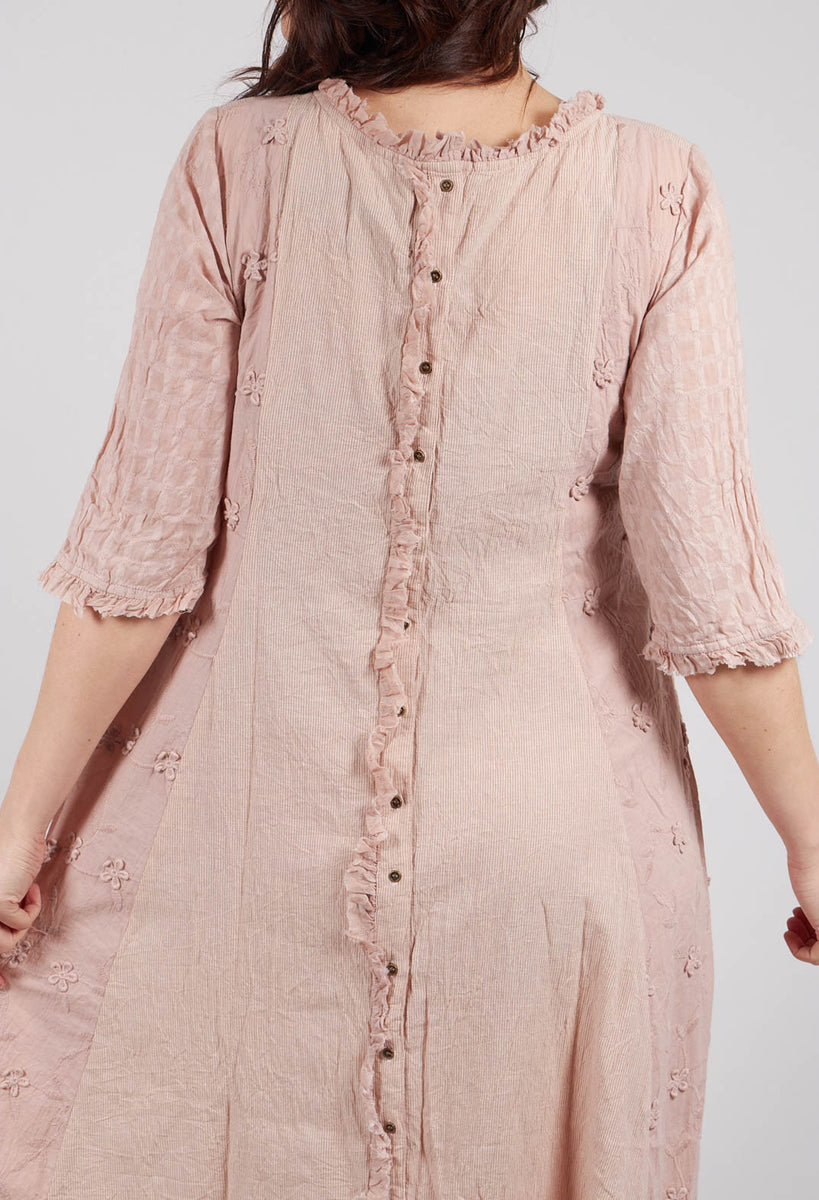 Maina Dress in Broderie Rose – Olivia May