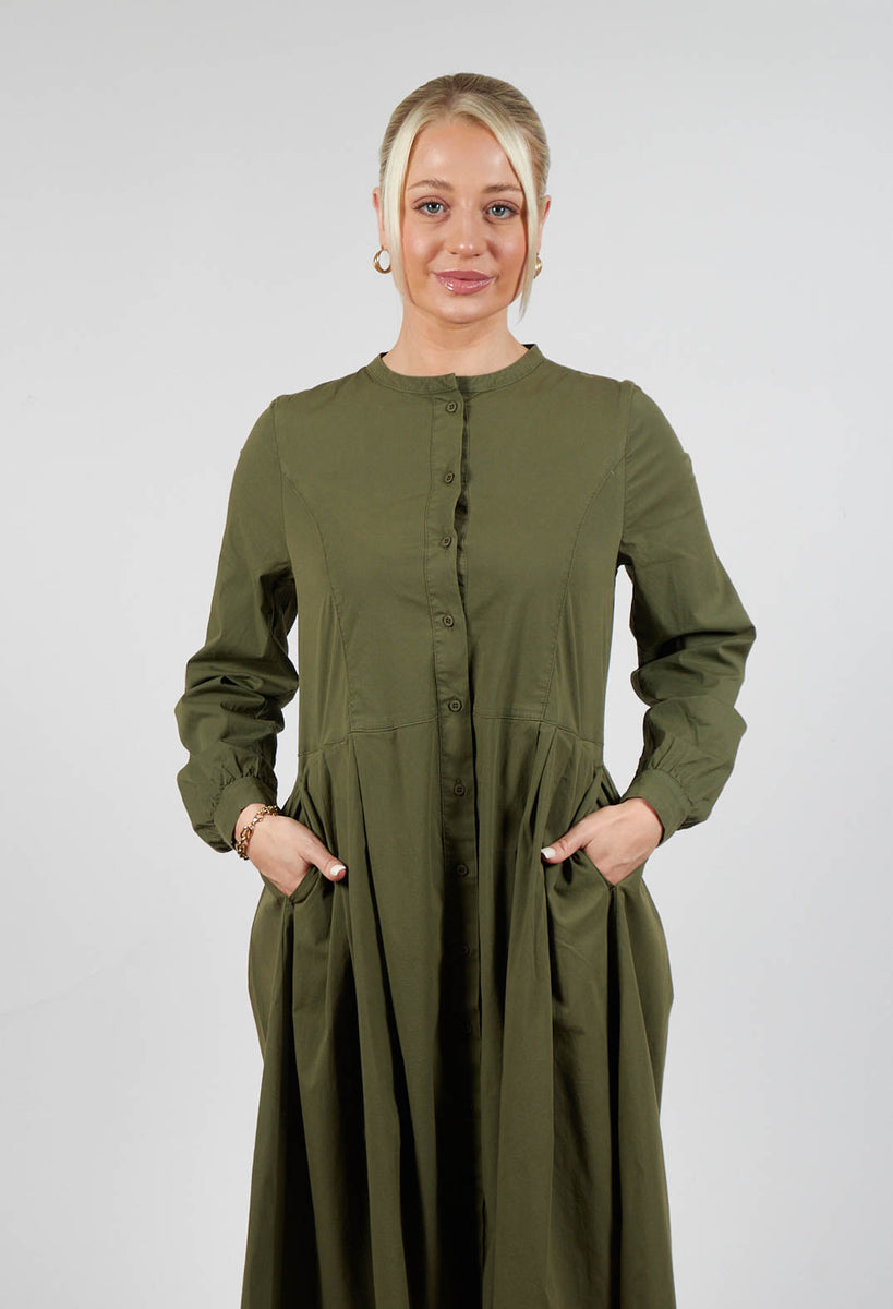 Elemente Clemente Maleha Dress in Khaki | Olivia May