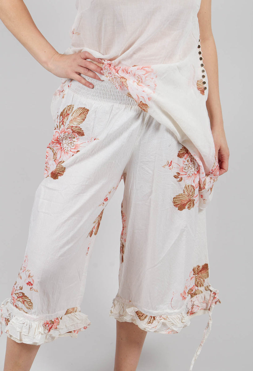 Les Ours Robert Pants in Cotton Fleurs | Olivia May