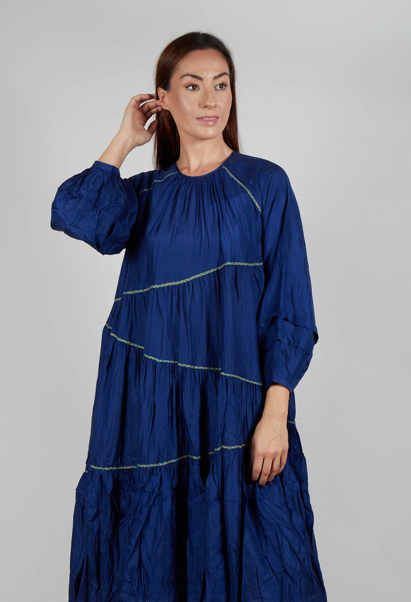 Weber Dress in Indigo – Olivia May