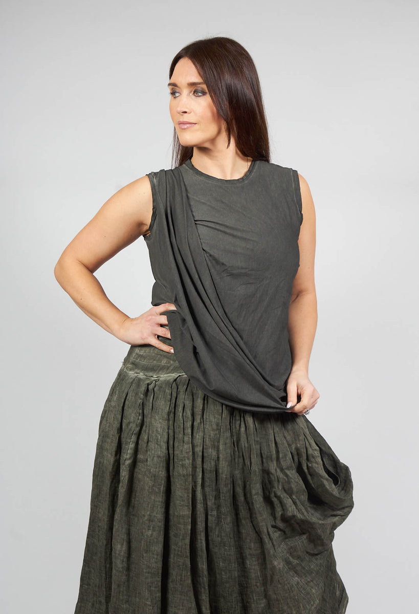 Casey Top in Military Green – Olivia May